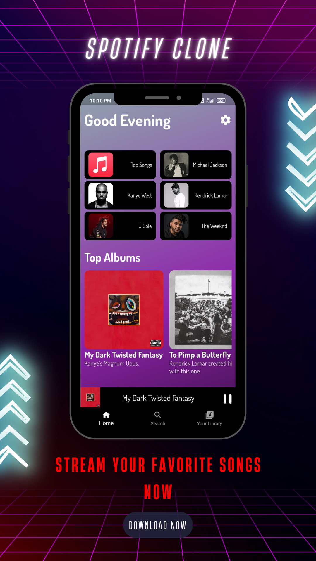 GitHub - ayushkharwal/Spotify-Clone-Flutter