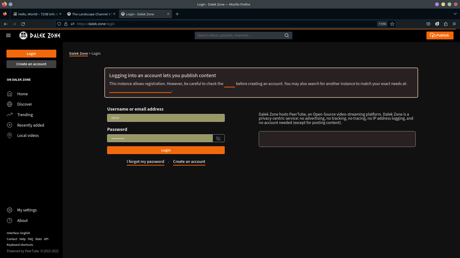 Visibility issues with dark theme on various pages · Issue #5526 · Chocobozzz/PeerTube · GitHub