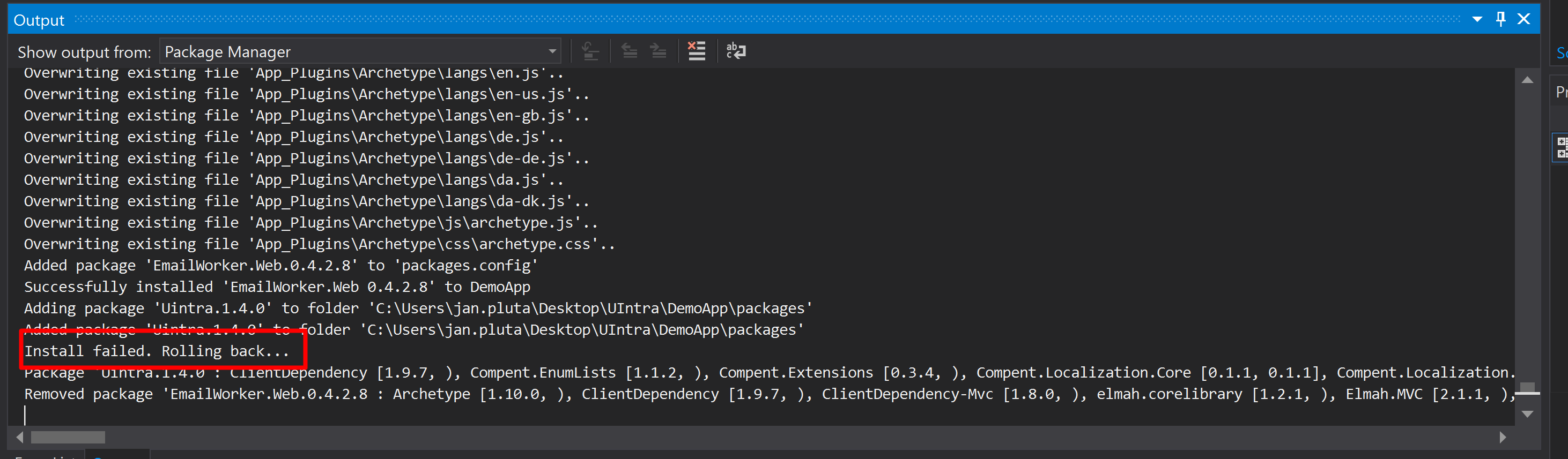 Error during installation · Issue #73 · Uintra/Uintra · GitHub