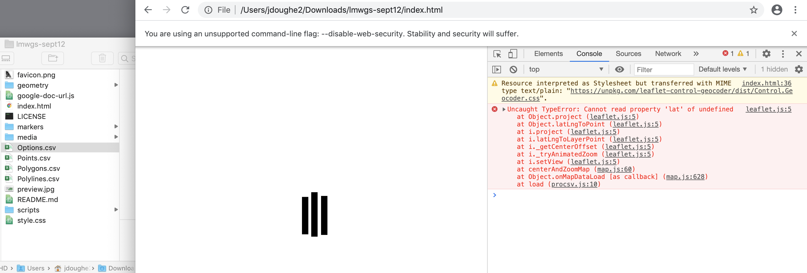 uploading CSV files does not work for me · Issue #121 · HandsOnDataViz/leaflet-maps-with-google ...
