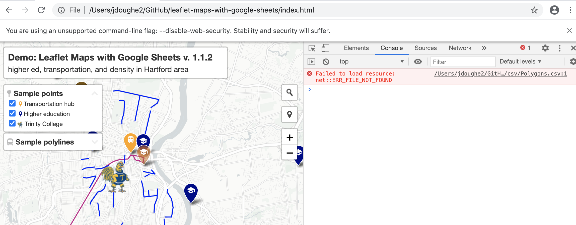uploading CSV files does not work for me · Issue #121 · HandsOnDataViz/leaflet-maps-with-google ...