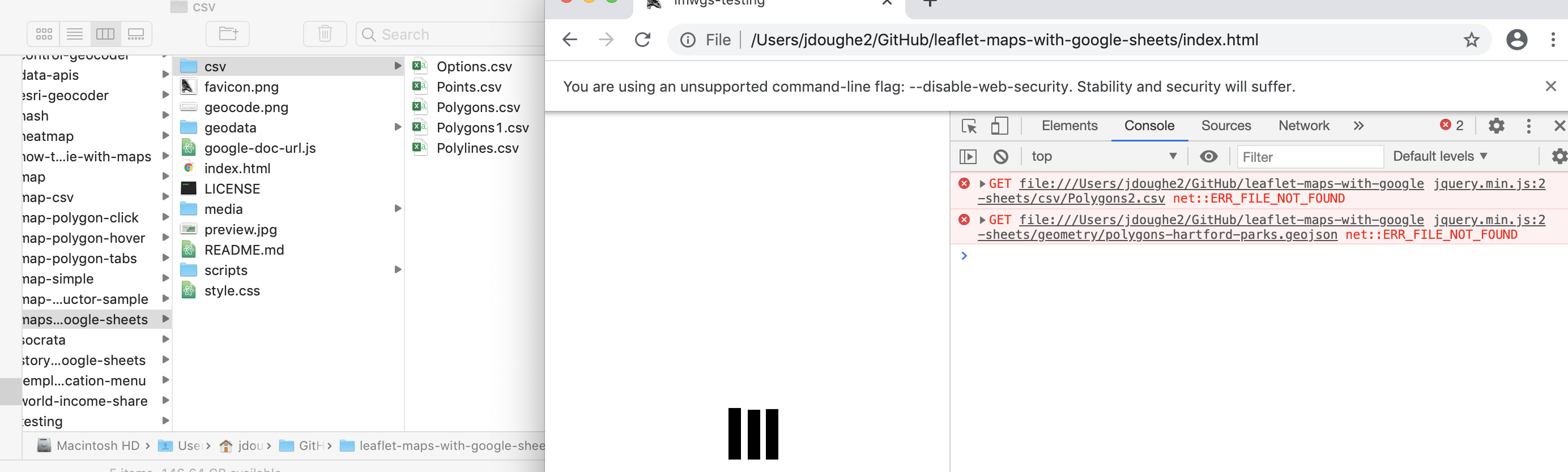 uploading CSV files does not work for me · Issue #121 · HandsOnDataViz/leaflet-maps-with-google ...