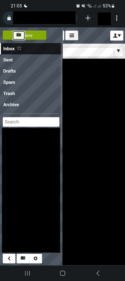 "Move to folder" button overlays folder sidebar on mobile · Issue #961 · the-djmaze/snappymail ...