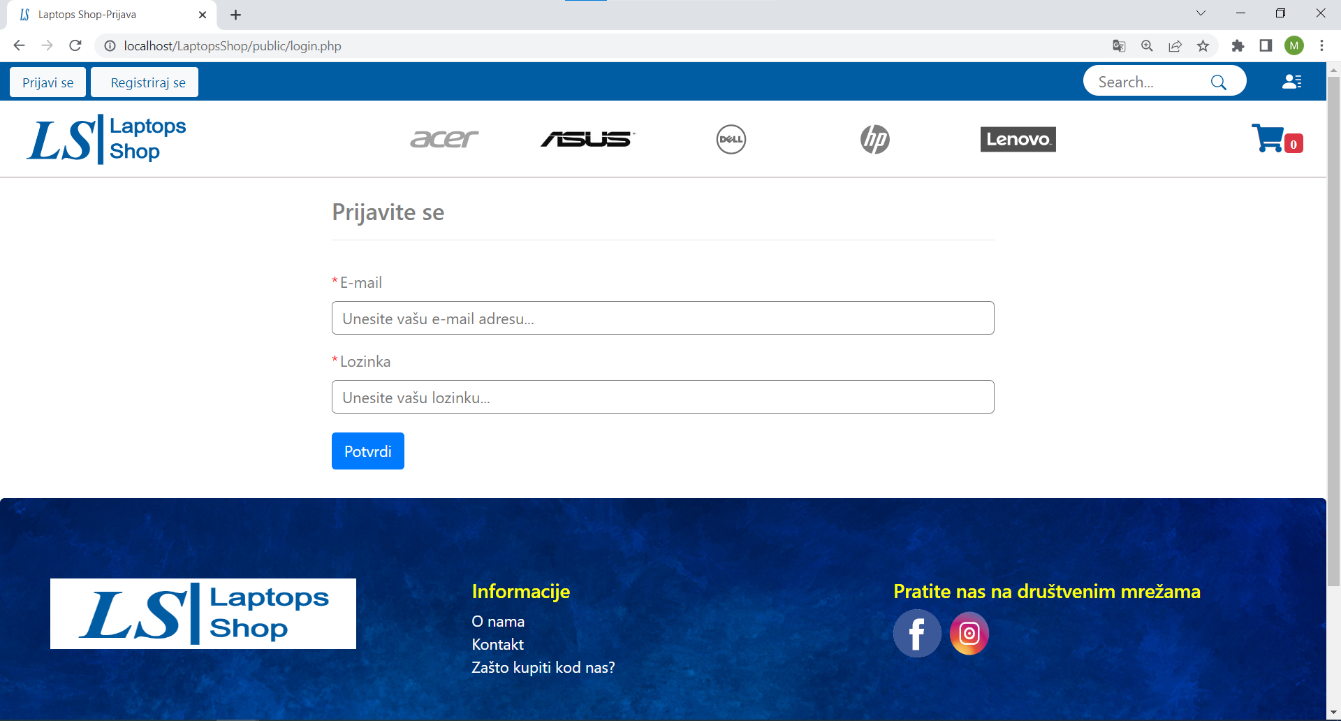 GitHub - MPenava/LaptopsShop