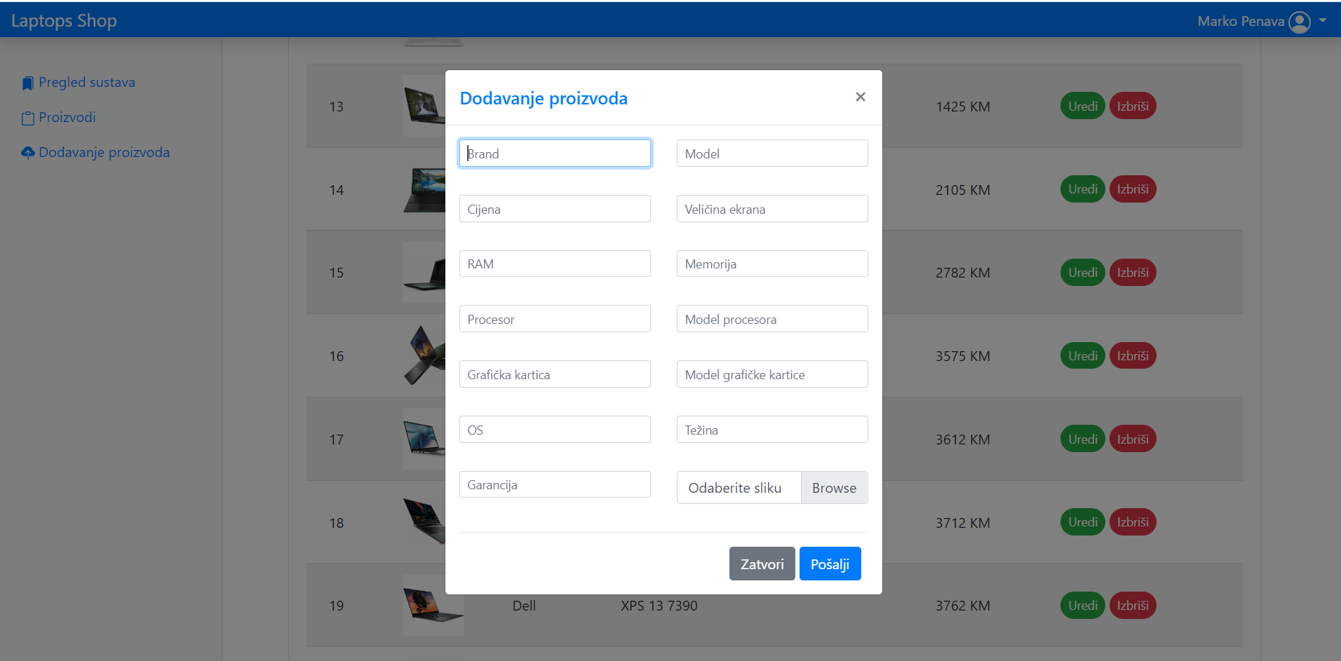 GitHub - MPenava/LaptopsShop