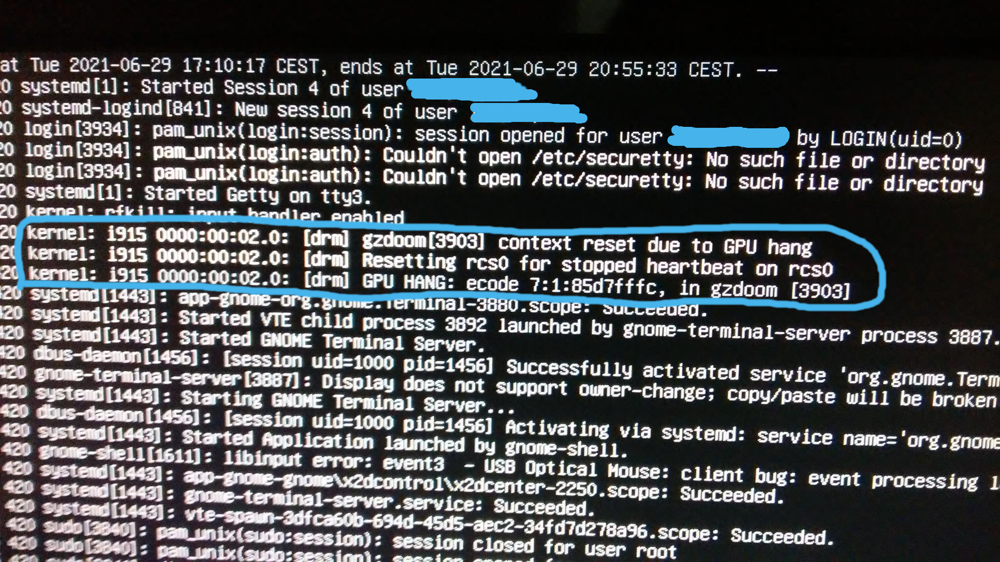 Gzdoom crashes system (Gpu hang) · Issue #1421 · ZDoom/gzdoom · GitHub