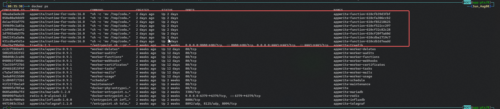 Function containers remain running after function is deleted · Issue #938 · appwrite/appwrite ...