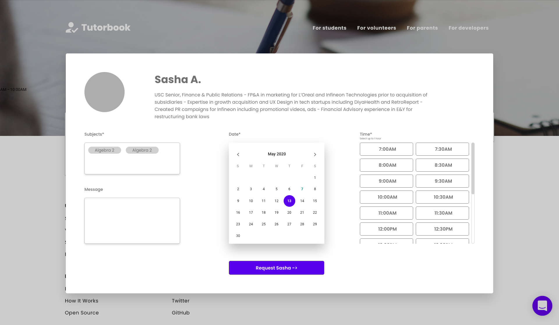 Polish timeslot input behavior and design · Issue #49 · tutorbookapp ...