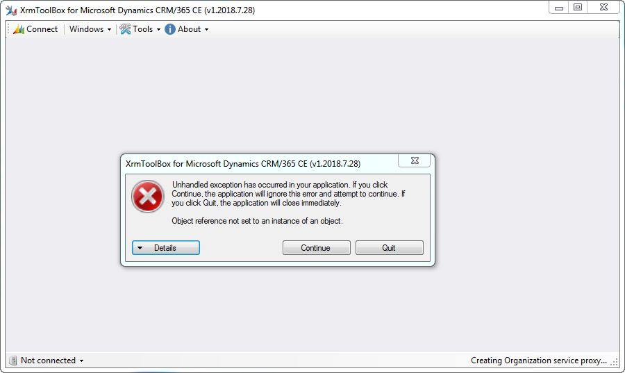 Can‘t show the start page and plugins tabs · Issue #809 · MscrmTools/XrmToolBox · GitHub