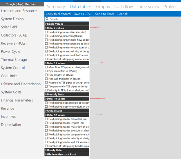 Data tables categories are not clear · Issue #485 · NREL/SAM · GitHub