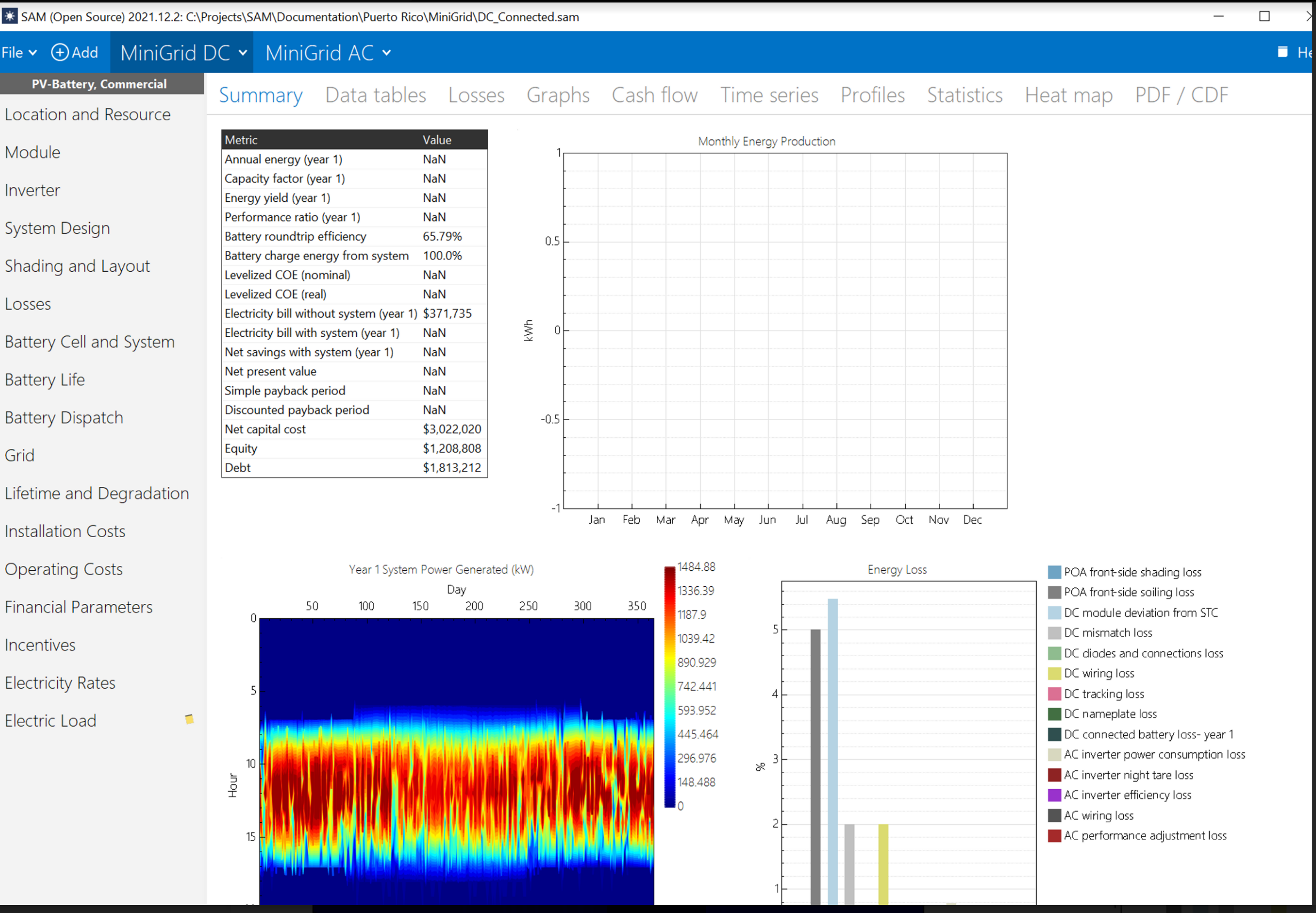 DC Connected battery and gid outages · Issue #722 · NREL/ssc · GitHub