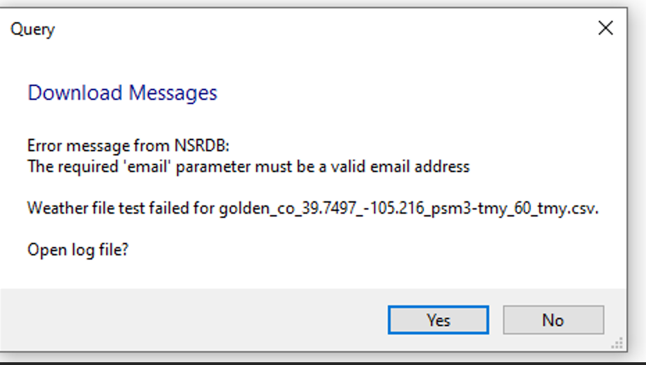 First install NSRDB download fails · Issue #995 · NREL/SAM · GitHub