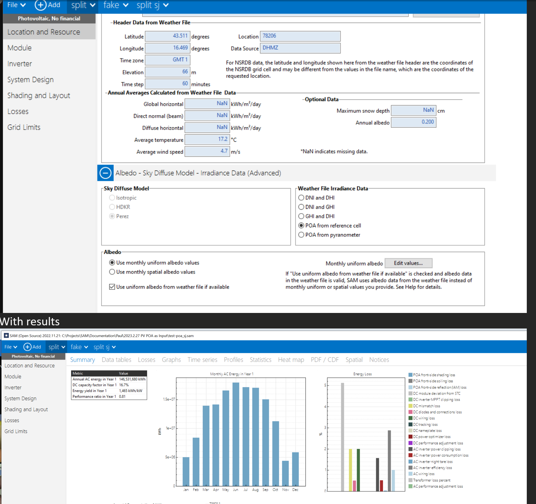 POA reference cell without pressure column loss diagram · Issue #1366 · NREL/SAM · GitHub