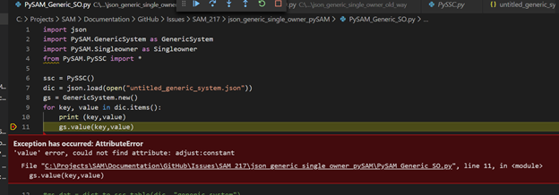 Update code generator for PySAM · Issue #217 · NREL/SAM · GitHub