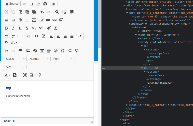 Selecting an empty lines after pressing enter twice loses the formatting · Issue #4626 ...