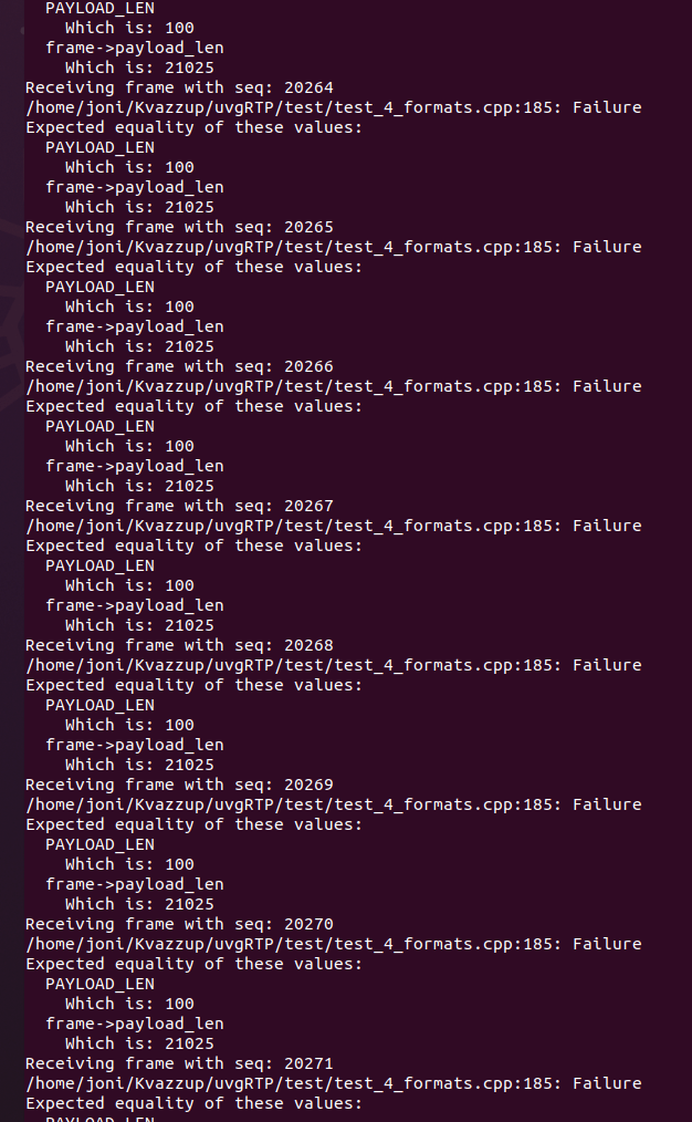 Errors revealed by h265 format test · Issue #112 · ultravideo/uvgRTP ...