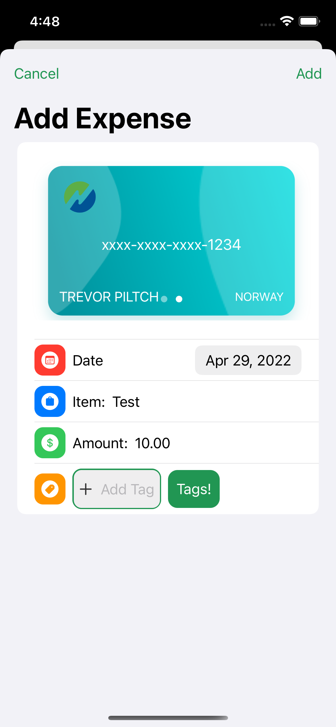 GitHub - trevorpiltch/Cashier: A modern expense tracker