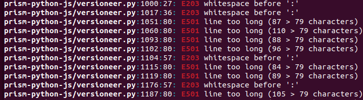 Extra white space · Issue #47 · Workday/prism-python · GitHub