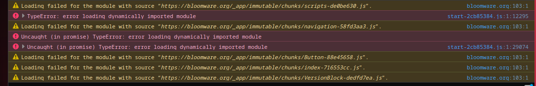500: Failed to fetch dynamically imported module · Issue #3308 · sveltejs/kit · GitHub