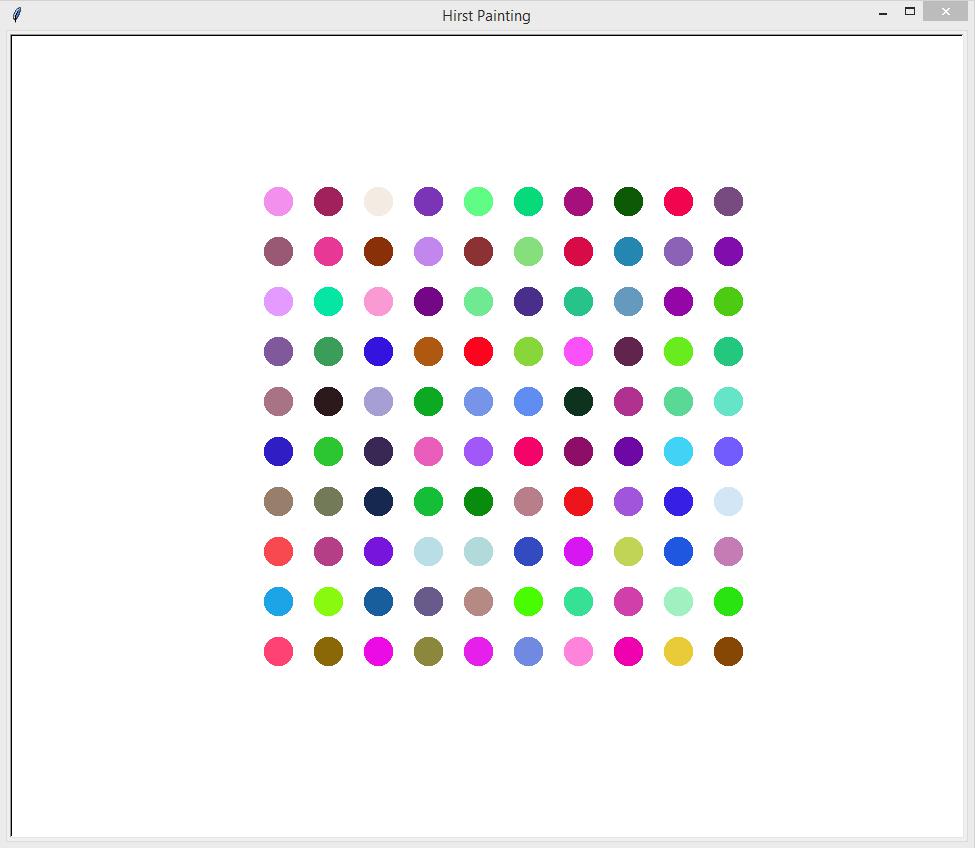 GitHub - PetosPy/hirst_Painting: The famous Hirst painting done with Python
