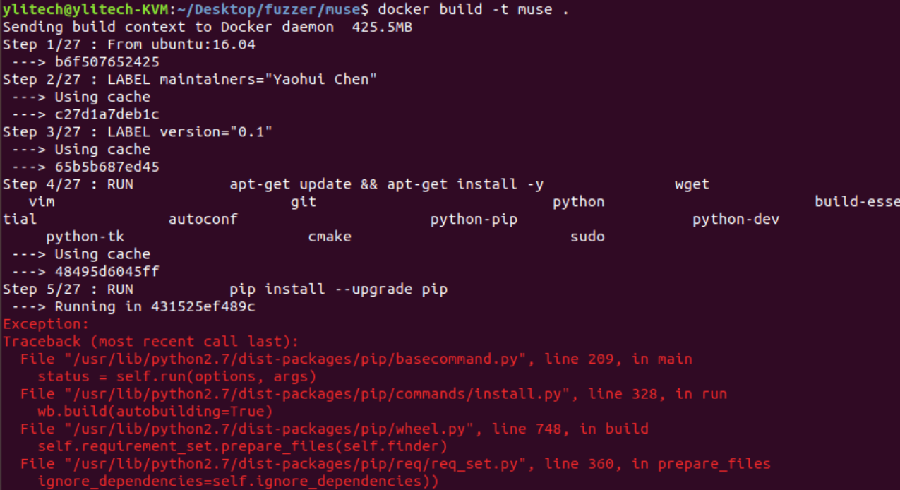 get the error when I try docker build -t muse . · Issue #1 · RiS3-Lab/muse · GitHub