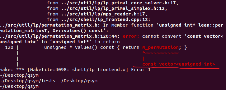 get the error (cannot convert ‘const vector ’ to ‘unsigned int*’ ) when ...