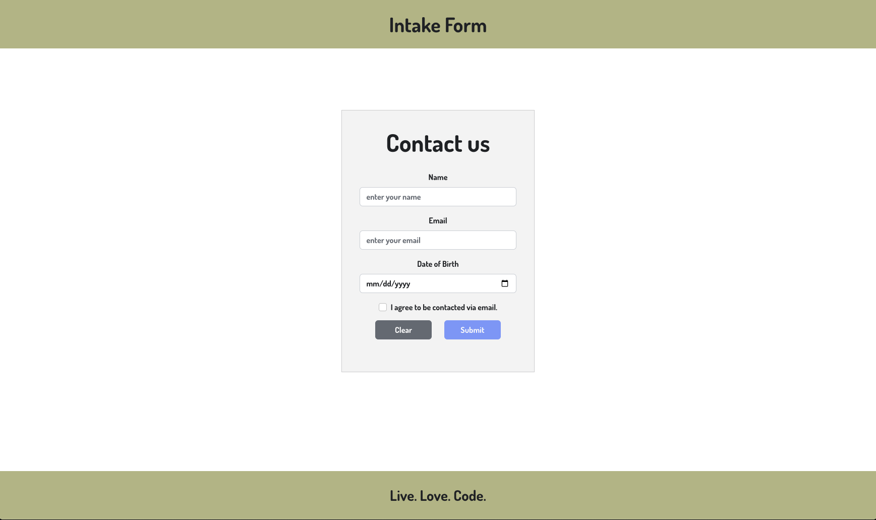GitHub - milklot/js-intake-form