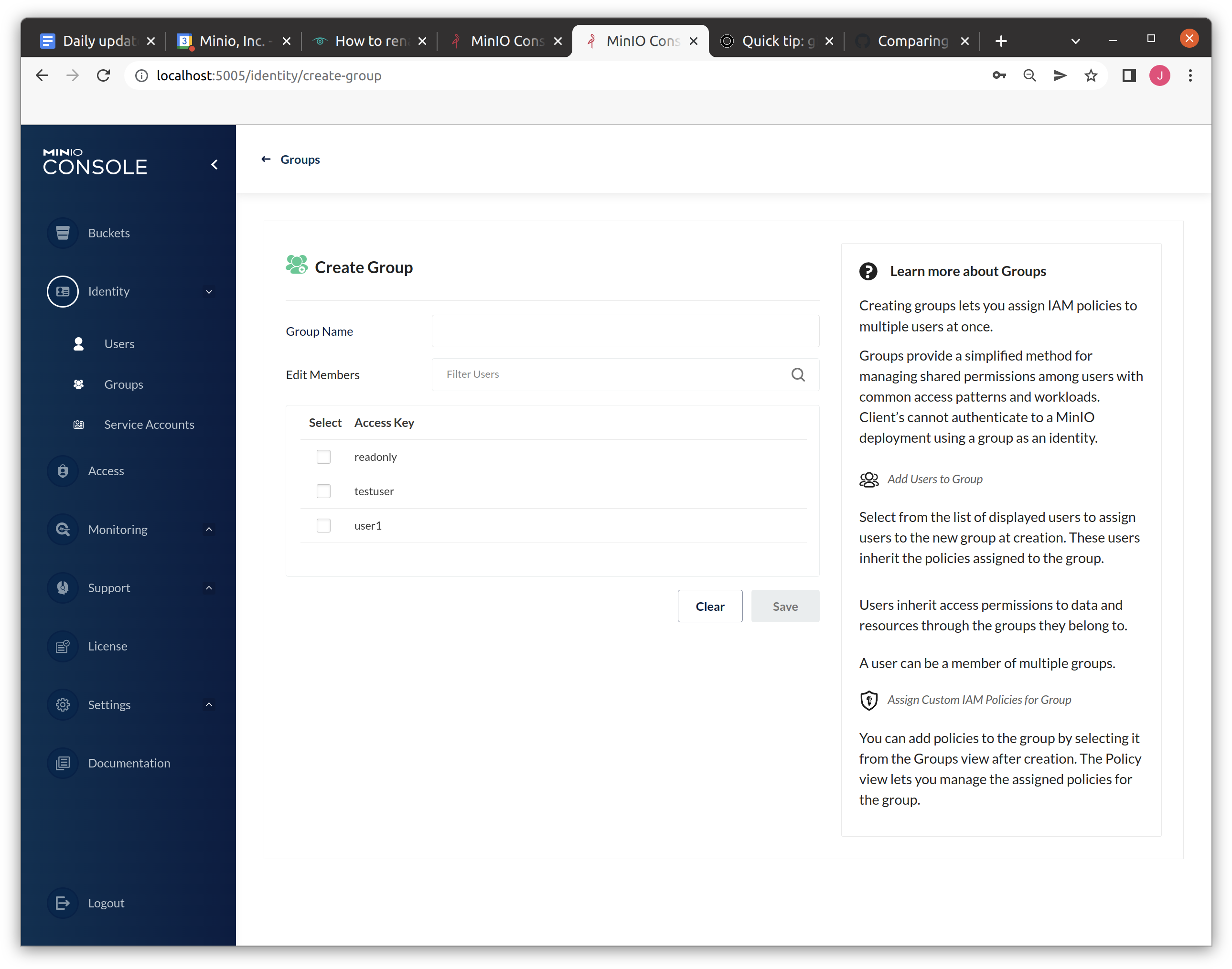 Added clarifying text to AddGroupHelpBox by jinapurapu · Pull Request #1950 · minio/console · GitHub