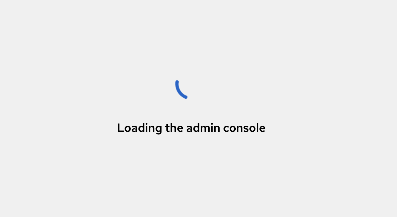 Issue With Admin Console Page Keep On Loading With Keycloak 1903 Version Which Deployed In 