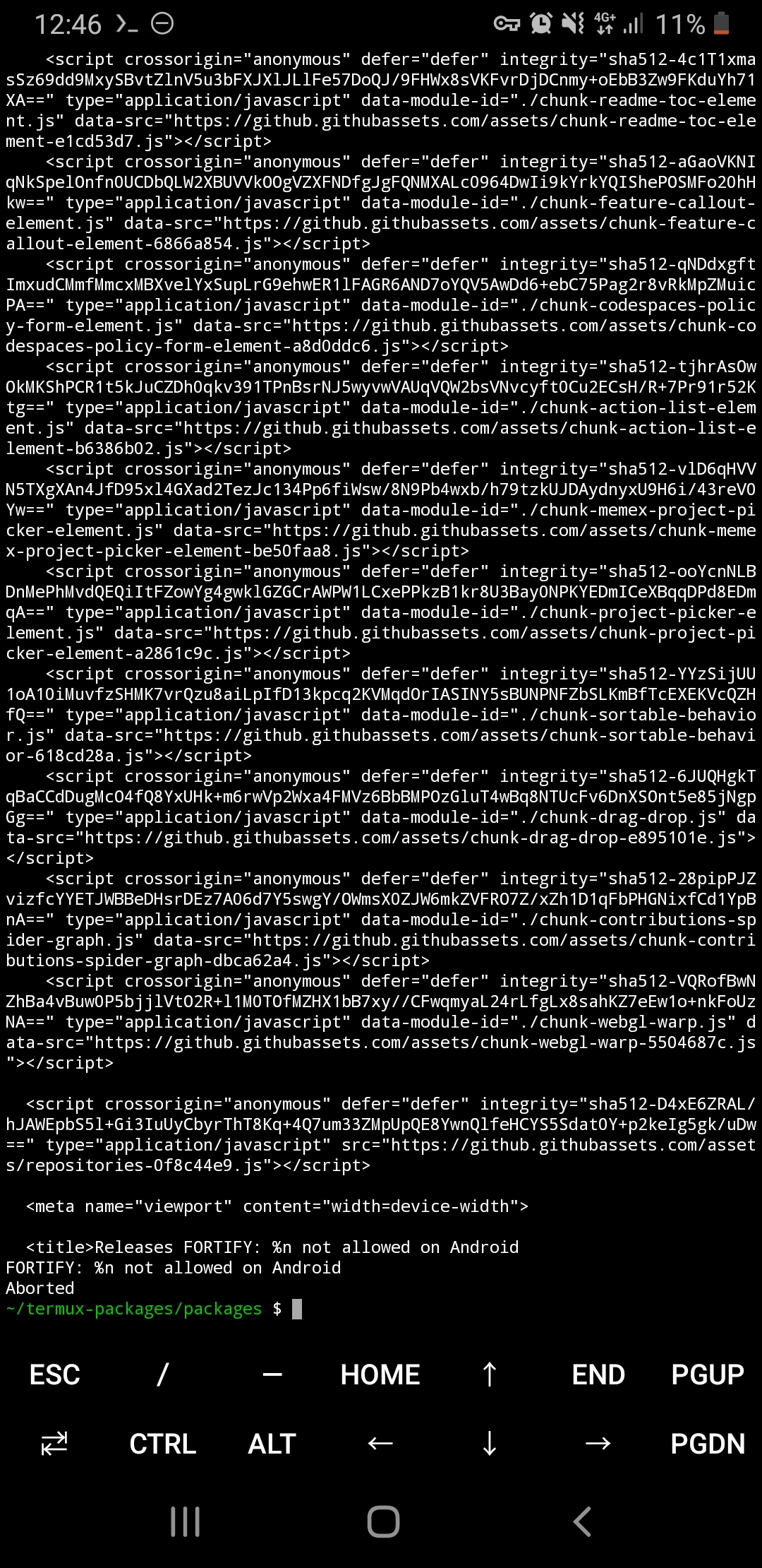 [Bug]: Package recode · Issue #8465 · termux/termux-packages · GitHub