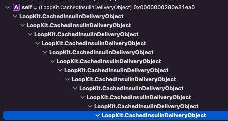 Loop (dev, 2.3.0 (57)) crashes on assert(isMutable) in CachedInsulinDeliveryObject+CoreDataClass ...