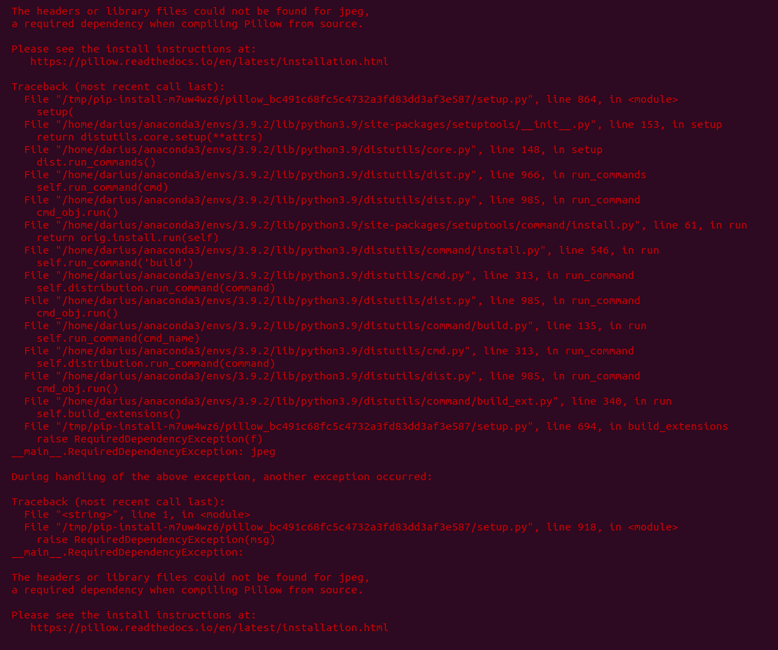 Pip install fails on fresh conda install using python 3.9.2 · Issue #131 · upb-lea/gym-electric-motor · GitHub