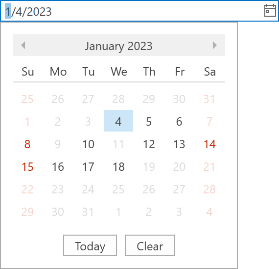 GitHub DevExpress Examples wpf dateedit disable dates in drop down 