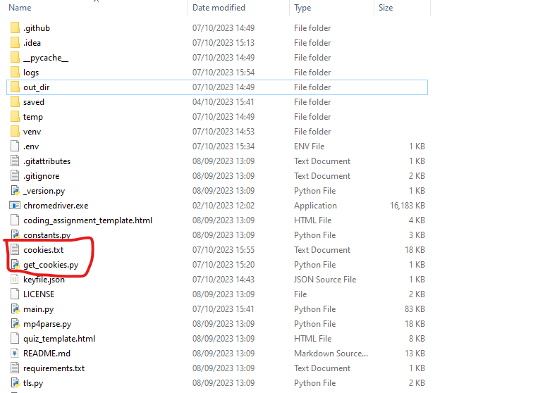 [Bug]: Unable to extract arguments from course page! Make sure you have a cookies.txt file ...