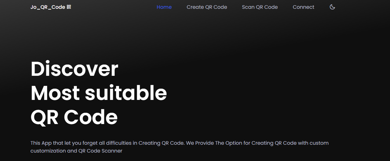 GitHub - Shubham996633/Jo__QR__Code: Jo__QR__Code Responsive Website ...