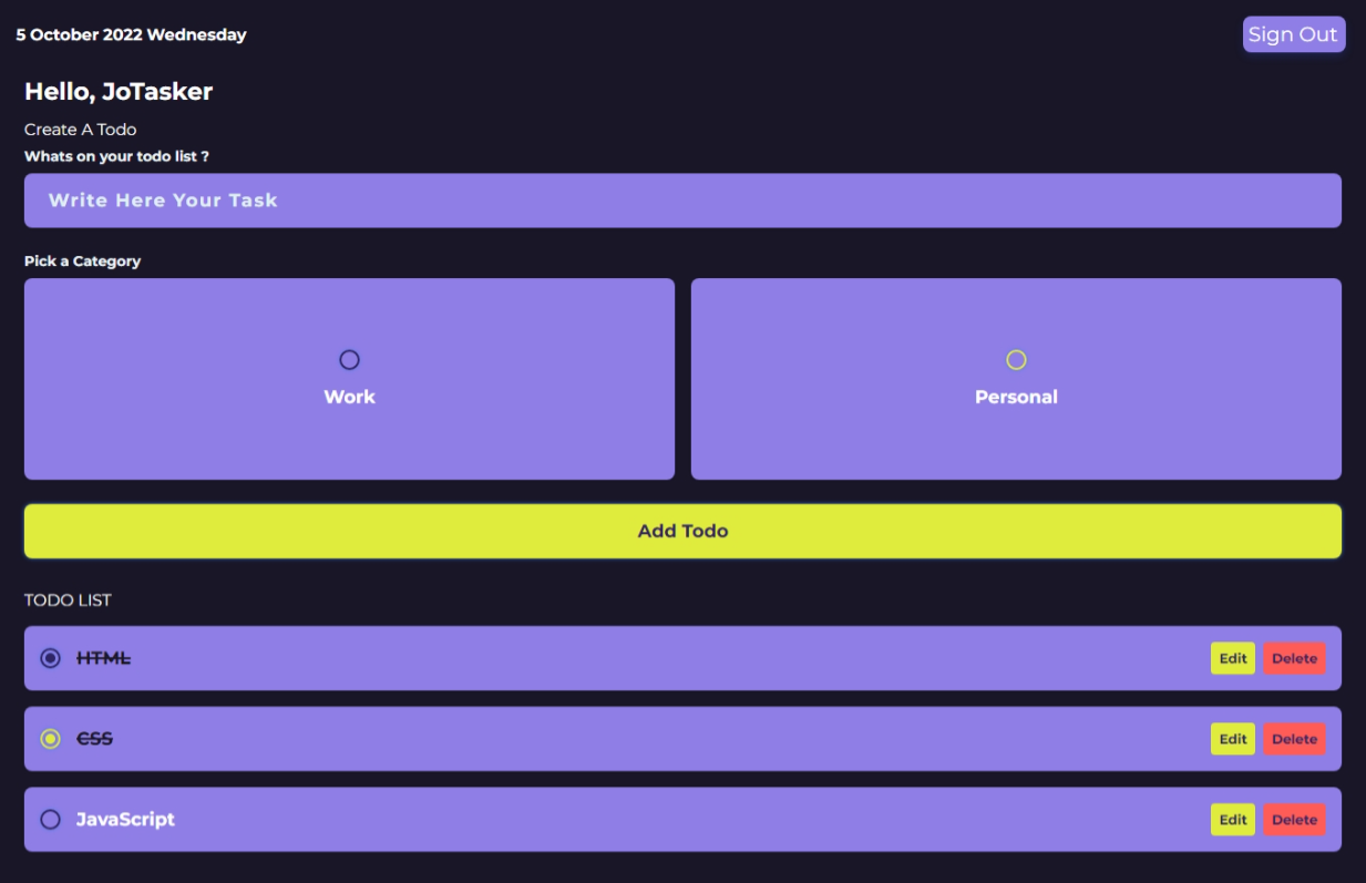 GitHub - Shubham996633/Jo__Tasker: JoTasker is based on HTML, CSS, and ...