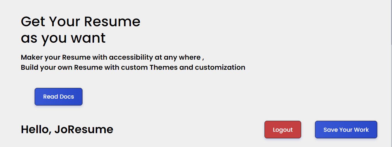 GitHub - Shubham996633/JoResume: JoResume Responsive Resume App Based ...