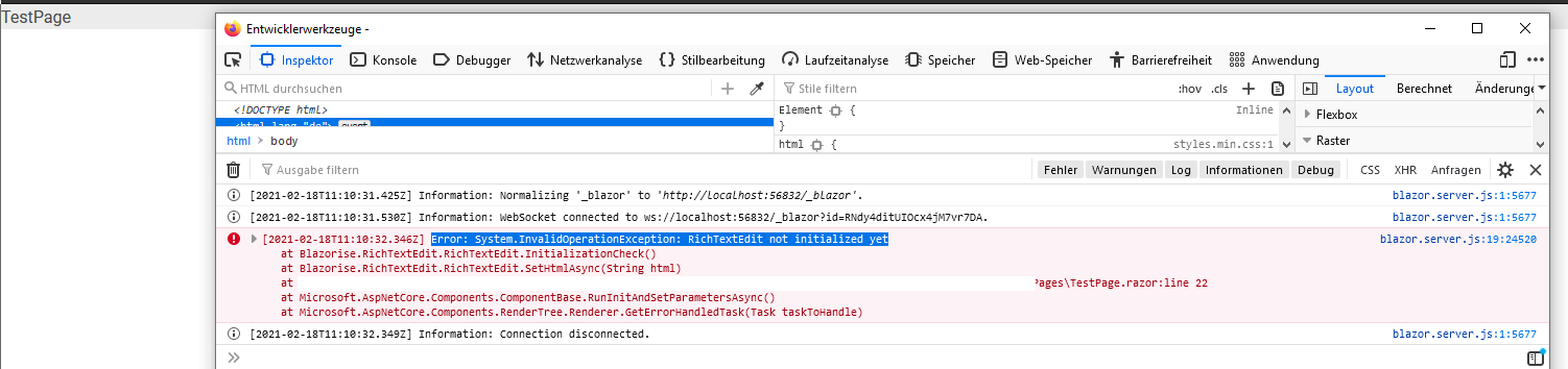 RichTextEdit collapses at async initialization · Issue #1752 · Megabit/Blazorise · GitHub