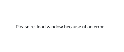 Survey shows error saying "Please re-load window because of an error ...