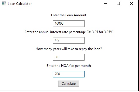 GitHub - Devaaron7/Loan_Calculator: Basic Calculator GUI to check loan ...