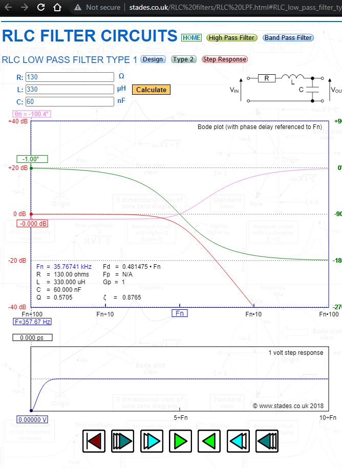low-group-delay-passive-dissapative-output-LRC-filter.asc under 8 ...