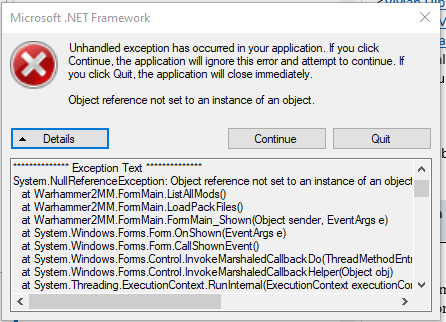 Object reference not set to an instance of an object. · Issue #63 ...