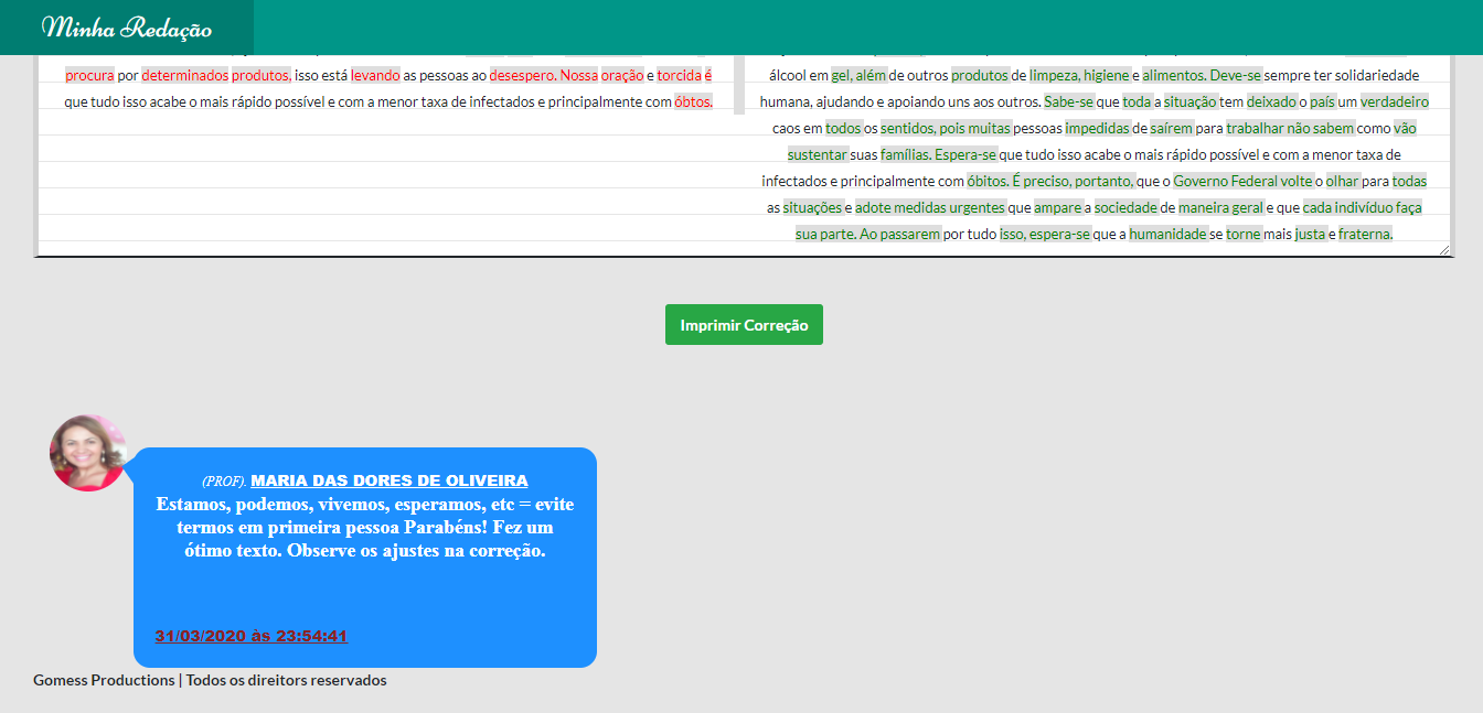 GitHub - gabrielgomessds/minha_redacao_nota_mil: Primeiro projeto usável