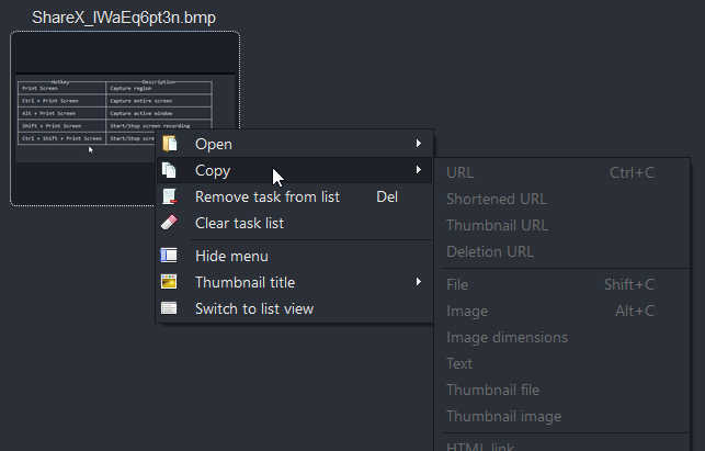 Bug: wrong file extension using annotate after screenshot, unable to edit/view/copy results ...