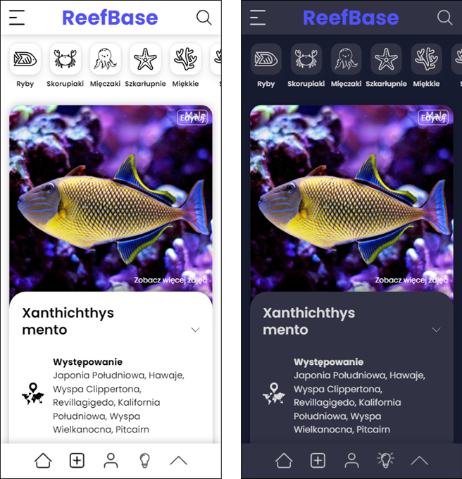 GitHub - bartekbednarz013/ReefBase: Polish-language marine organisms ...