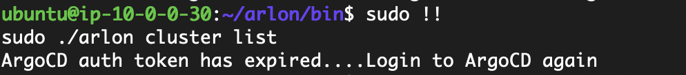 argocd auth token has expired message appears even after logging in to argocd · Issue #353 ...