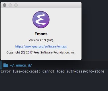 Cannot open load file: No such file or directory, auth-store-pass · Issue #146 · doomemacs ...