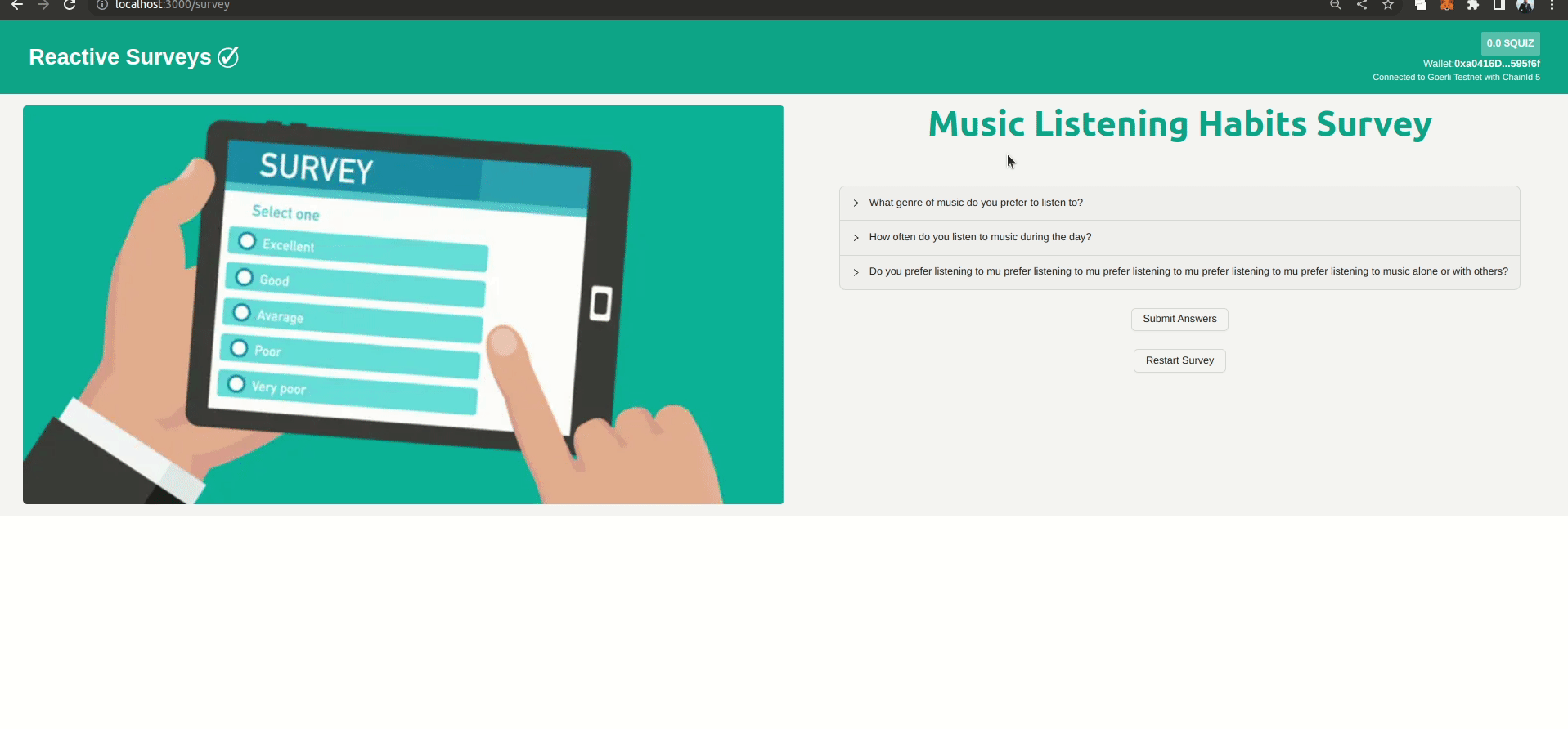 GitHub - ivandipaolo/reactive-surveys