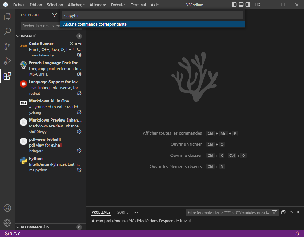 Jupyter: Create New Jupyter Notebook => command 'jupyter.createnewnotebook' not found :: Solved ...
