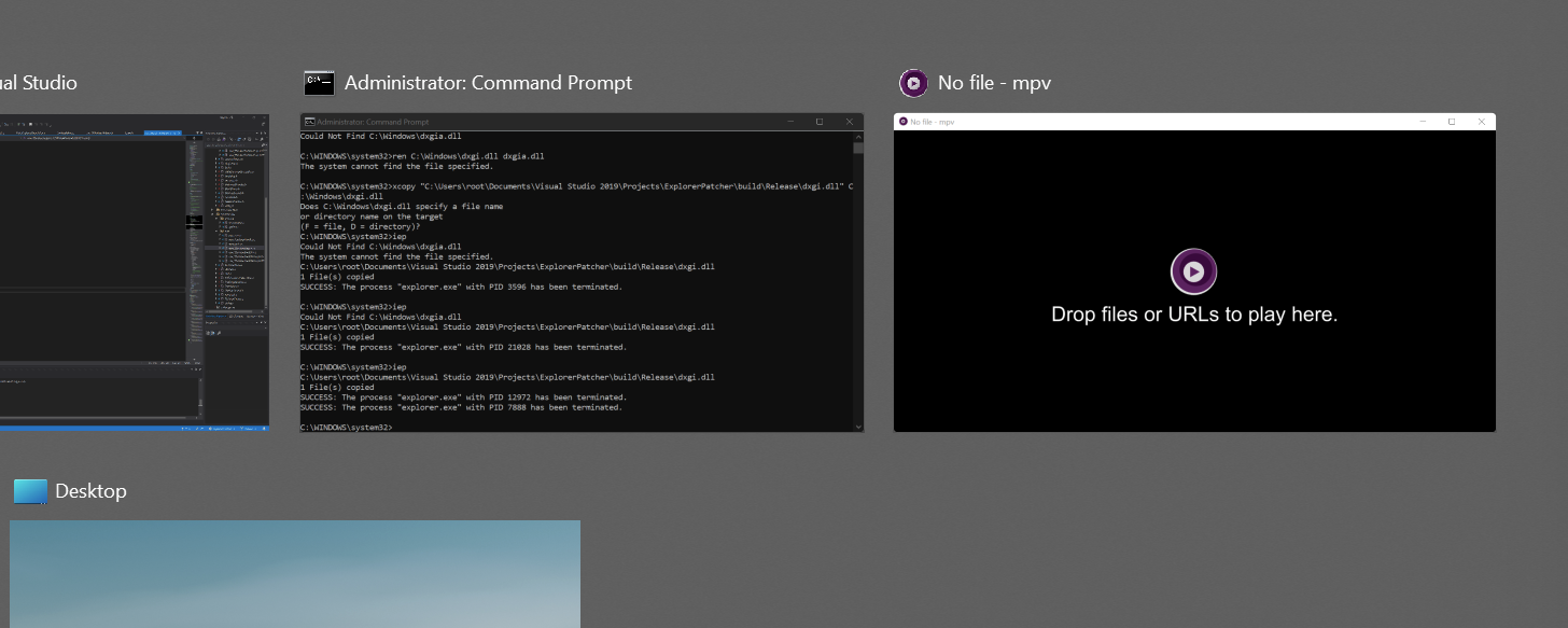 Missing application in Windows 10 window switcher · Issue #161 · valinet/ExplorerPatcher · GitHub